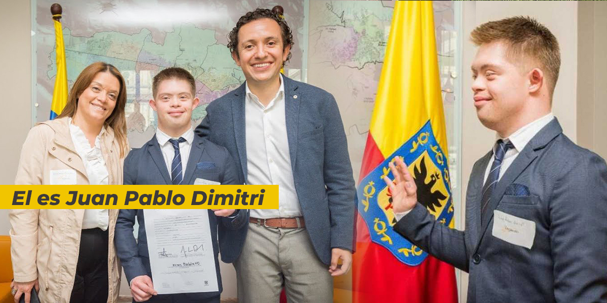 El es Juan Pablo Dimitri , el primer funcionario con síndrome de Down ...
